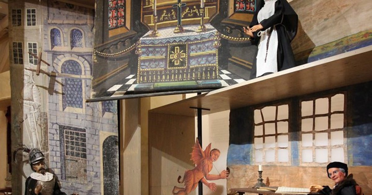 Die Ausstellung "500 - Luther trifft Karagoez" wird am Dienstag, 16 ...