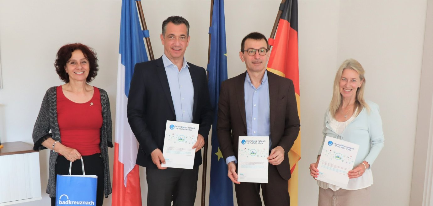 Austausch mit dem Netzwerk der Michelin-Städte beleben: Vertreter aus ...