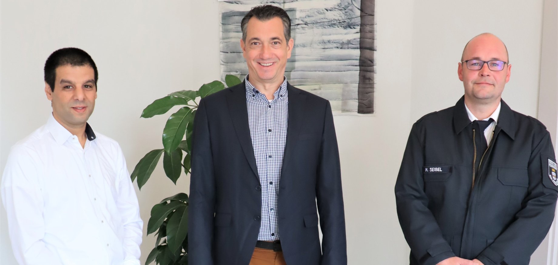 OB Letz begrüßt neue Amtsleiter Fouad Yahia und Michael Seibel | Stadt ...