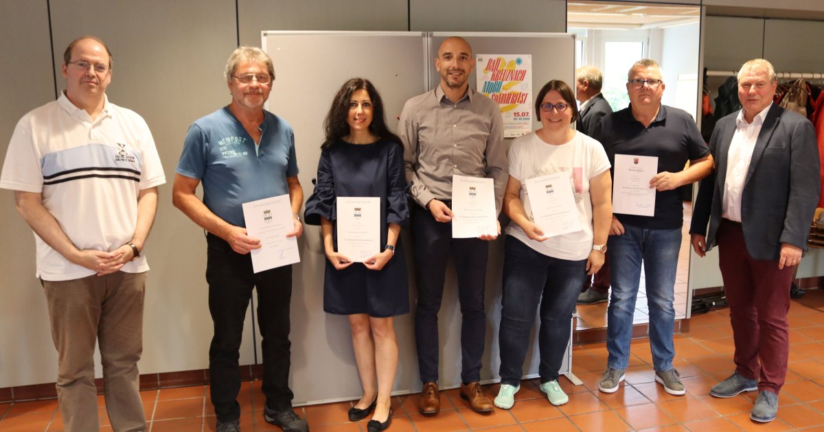 Eine Verabschiedung und vier Dienstjubiläen in der Stadtverwaltung ...