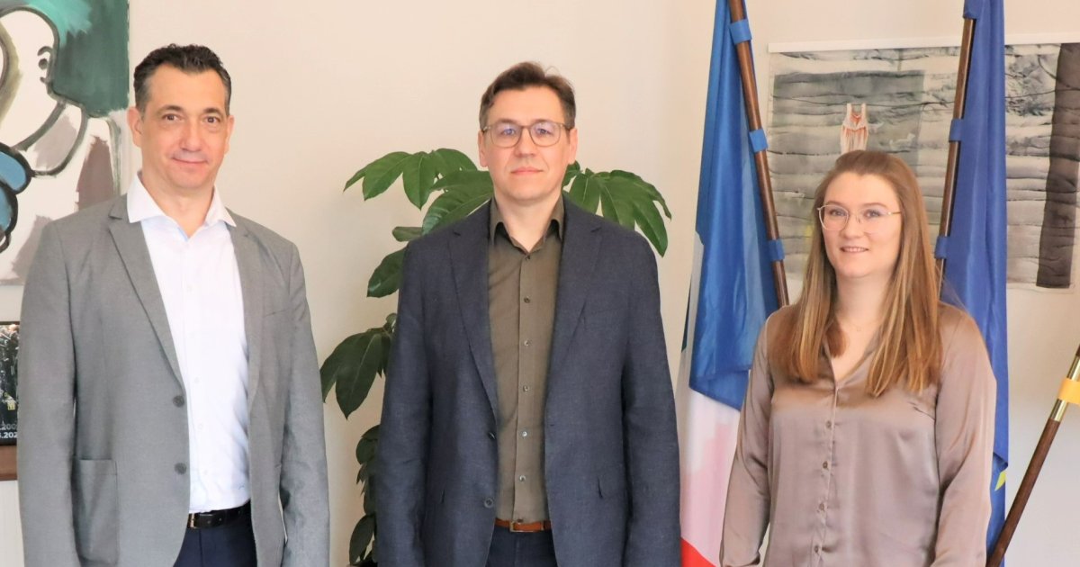 OB Emanuel Letz begrüßt neuen Bauamtsleiter Eduard Schuckmann | Stadt Bad Kreuznach